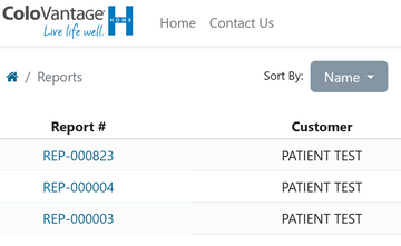 Patient Portal – ColoVantage Home